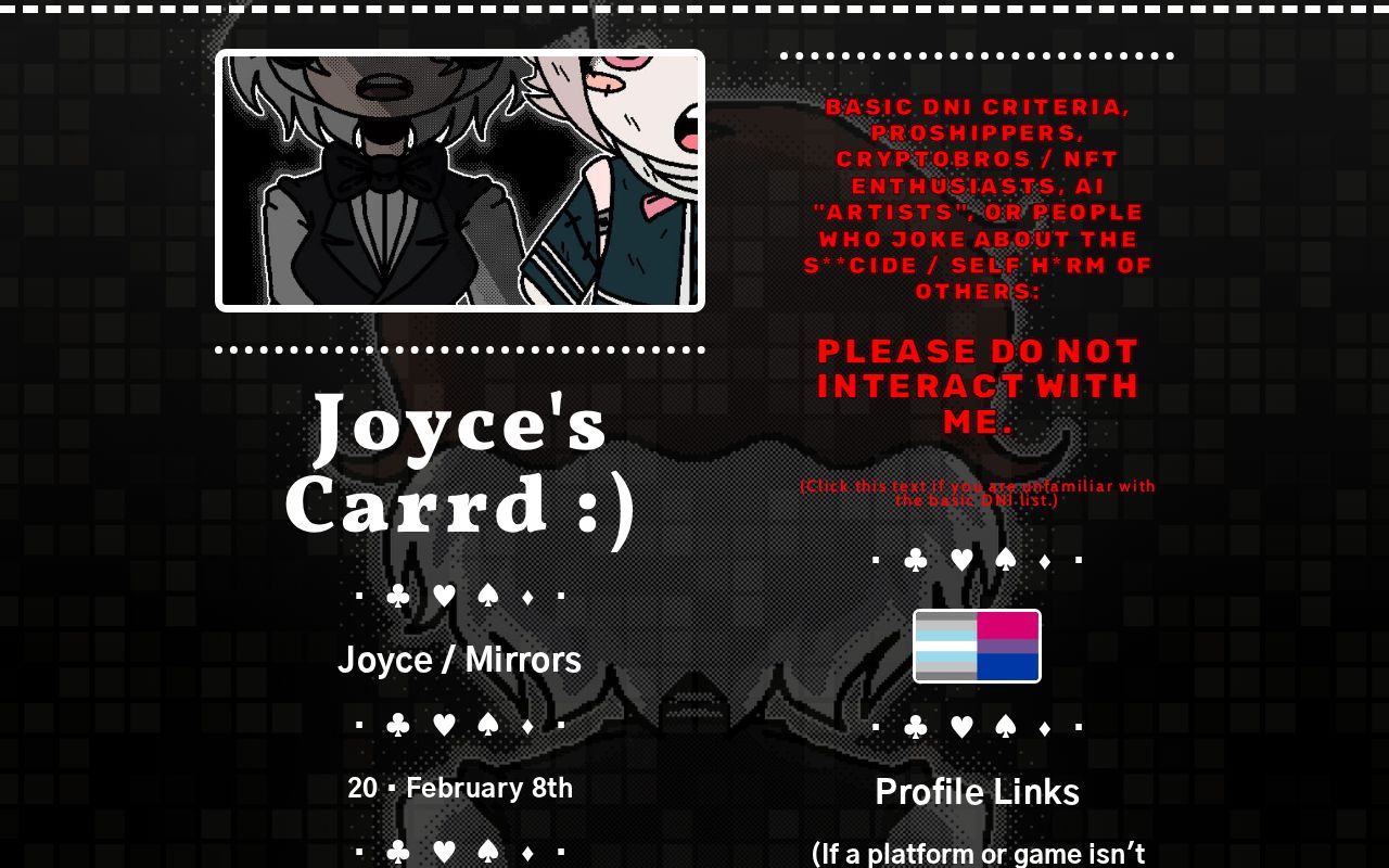 GarbledSrorriM's Epic Carrd!!!!!